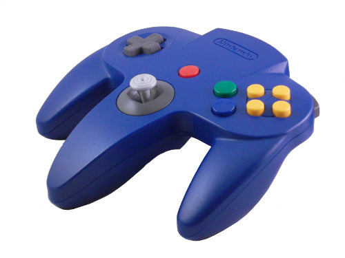 OFFICIAL CONTROLLER N64 - BLUE (used) - N64 CONTROLLERS – Back in The ...